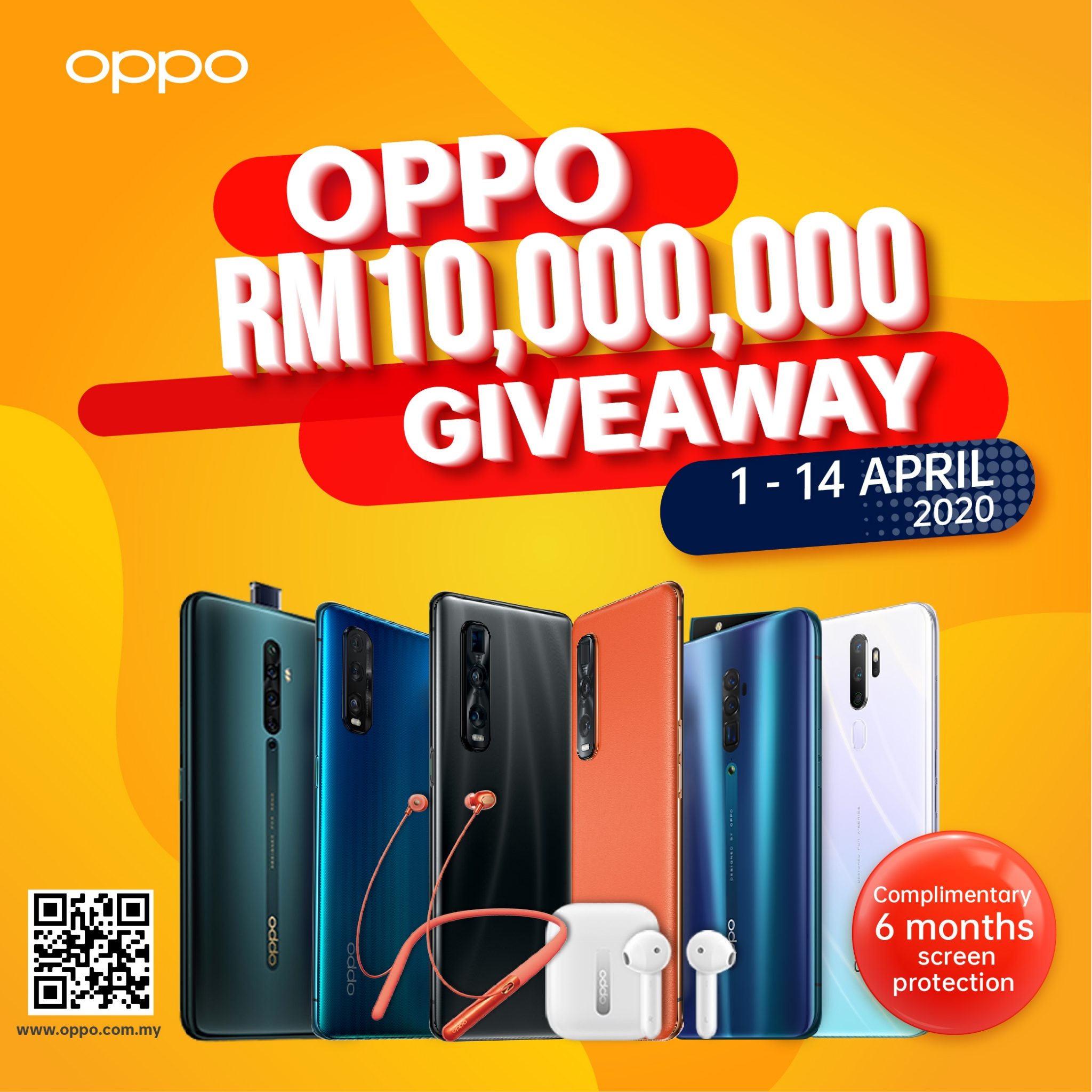 Deal: Oppo offers RM100 discount with free 6 months screen protection ...