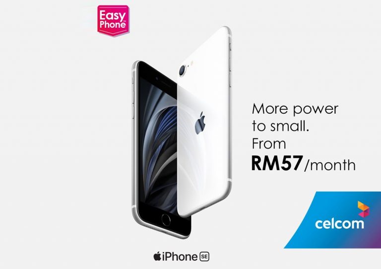 Celcom offers the iPhone SE 2020 from RM57/month on EasyPhone - SoyaCincau