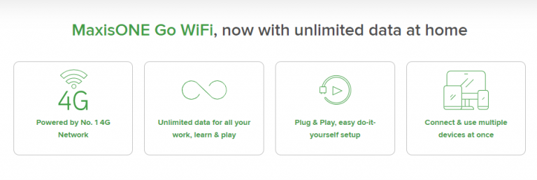 Maxis offers unlimited 4G Home WiFi for RM108/month - SoyaCincau