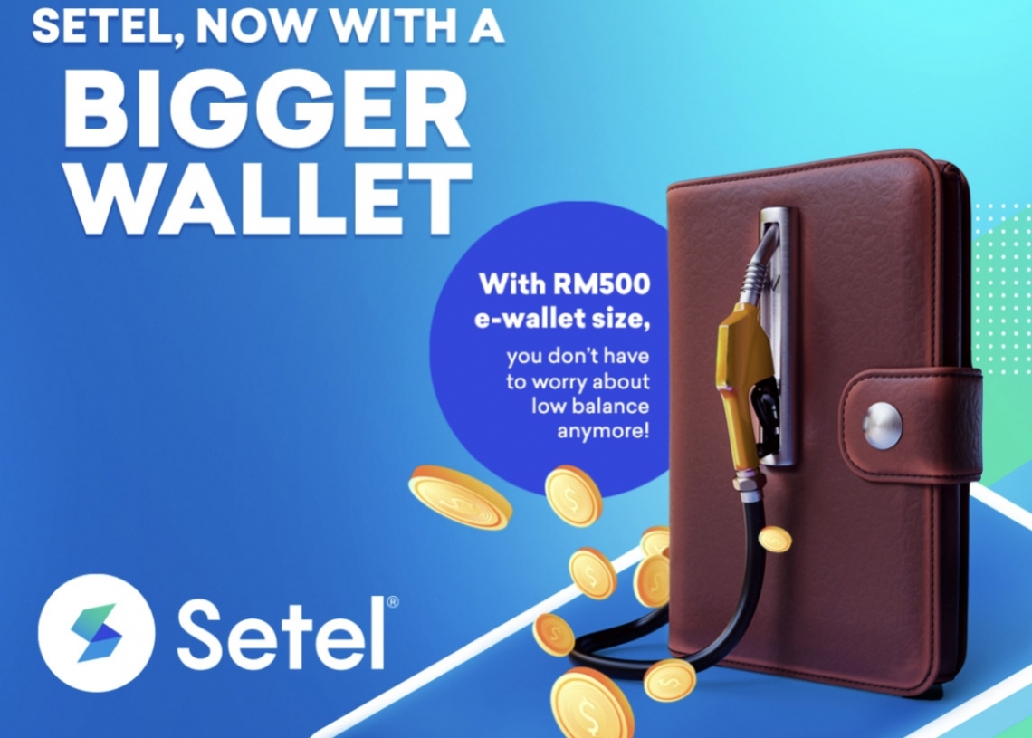 Setel has upgraded its eWallet size to RM500 - SoyaCincau