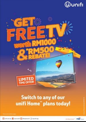 Is Unifi offering 30Mbps for RM39/month and free TV for customers that ...