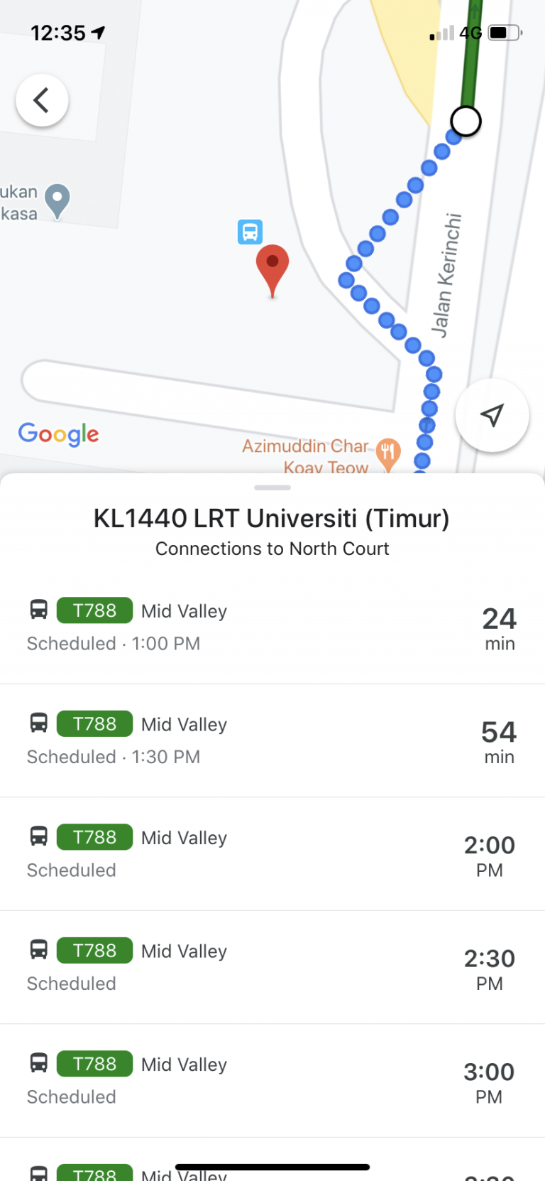 Google Maps can help you check real-time locations of Rapid KL buses ...