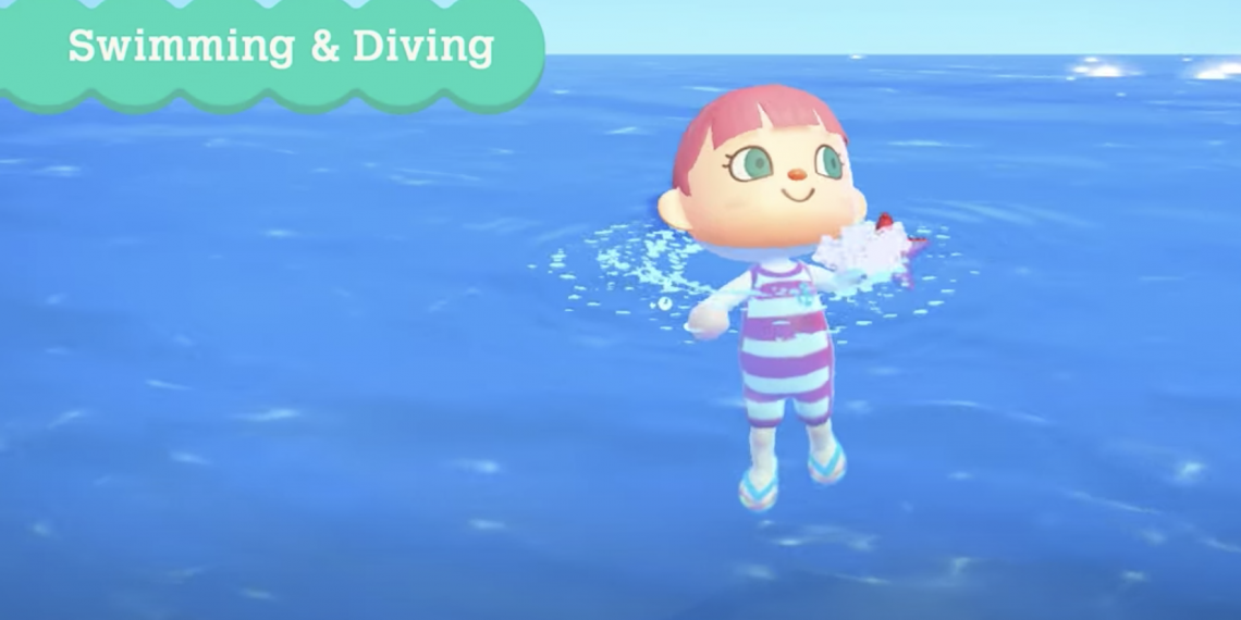 Animal Crossing finally lets you swim in the sea - SoyaCincau