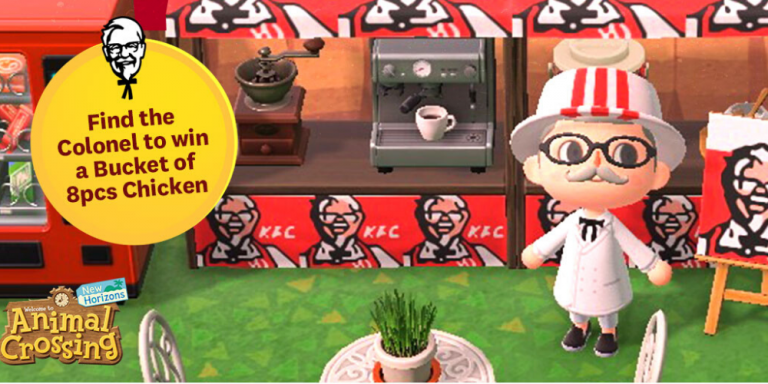 KFC creates its own island in Animal Crossing - SoyaCincau