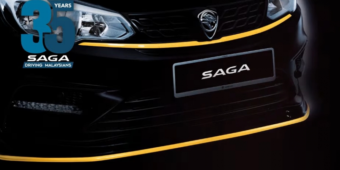 Here's a glimpse of the Proton Saga 35th Anniversary Edition - SoyaCincau
