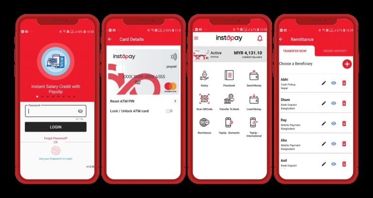 Instapay is an eWallet with linked Mastercard for migrant workers ...