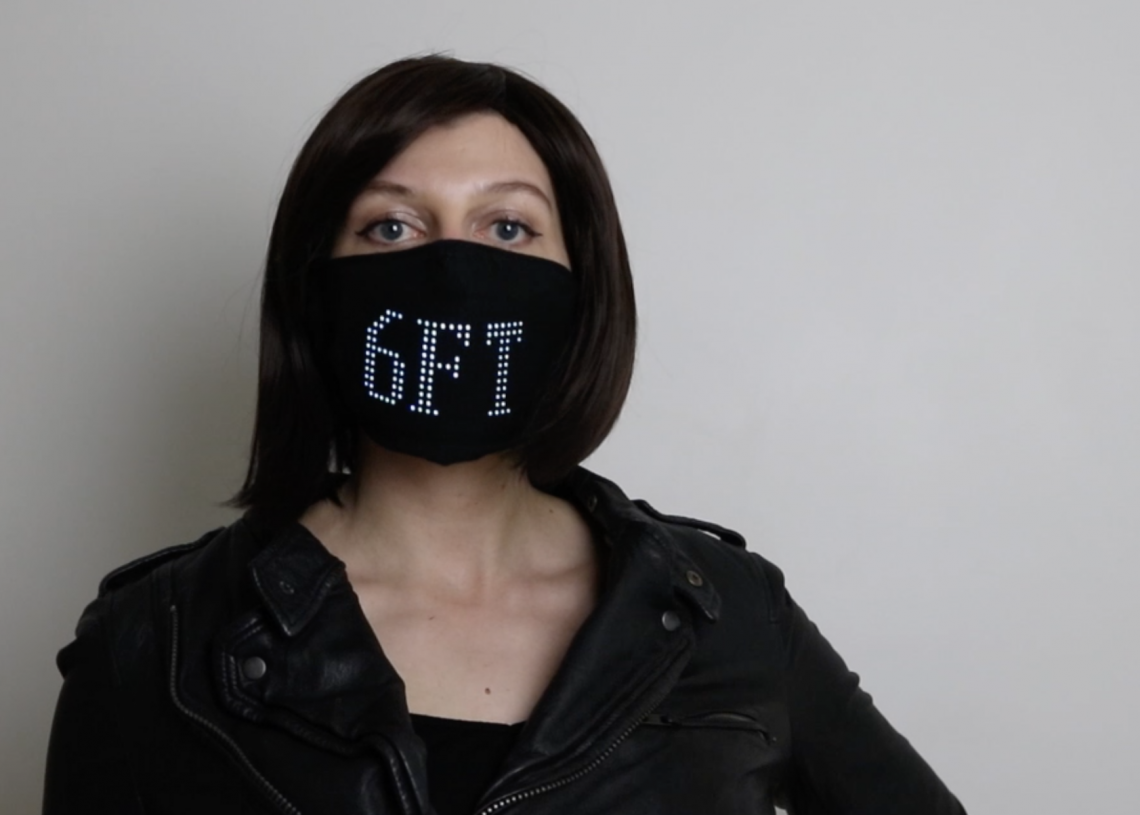 This LED face mask lets you customise your own designs - SoyaCincau