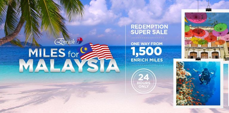 Malaysia Airlines offer 24-hour Enrich Redemption sale, one-way flight ...