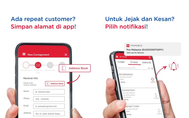 Posting items via Pos Laju is now easier with e-consignment notes ...