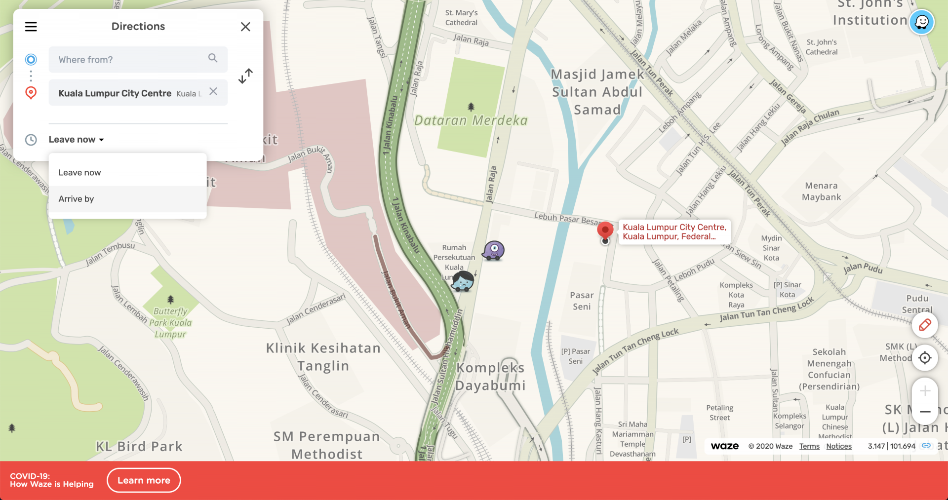 You can now use the Waze Live Map on your computer to send directions ...