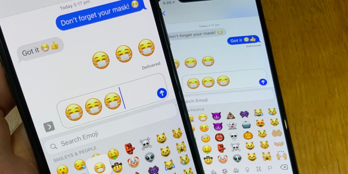 Apple is finally adding a 'smiling' face mask emoji - SoyaCincau