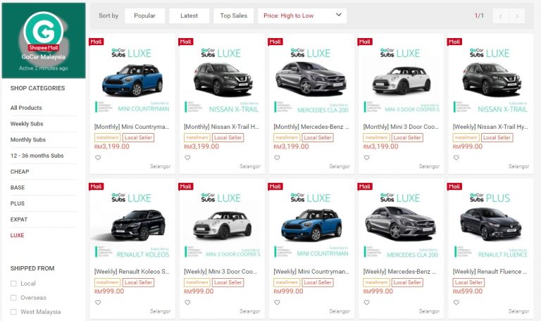 GoCar revamps its car subscription structure, now with the option to ...