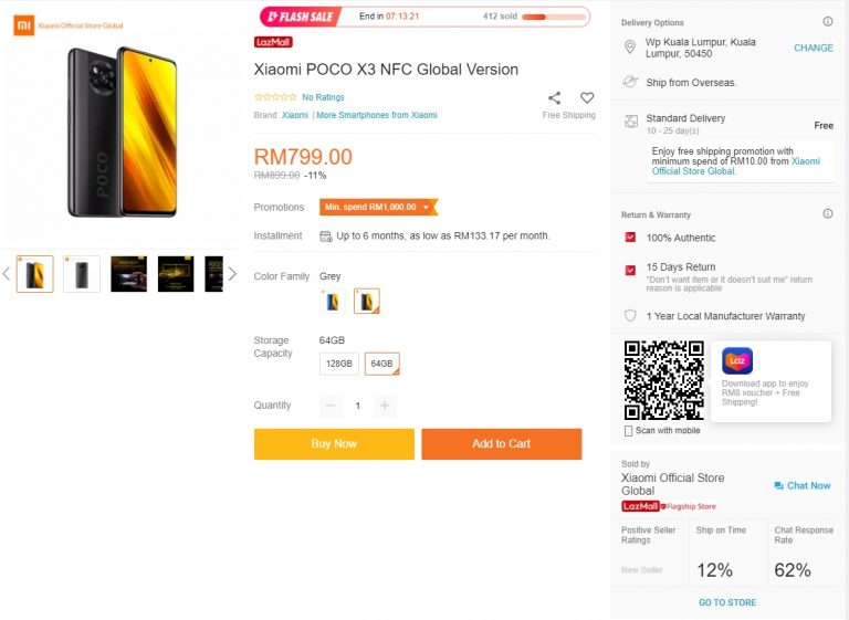 Deal: Here's another chance to buy the Poco X3 NFC from RM799 - SoyaCincau