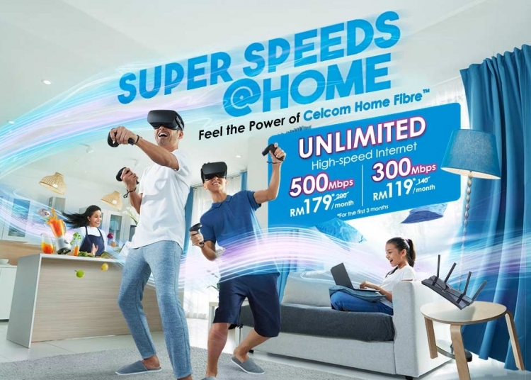 Celcom now offers 500Mbps Home Fibre Broadband for RM200/month - SoyaCincau