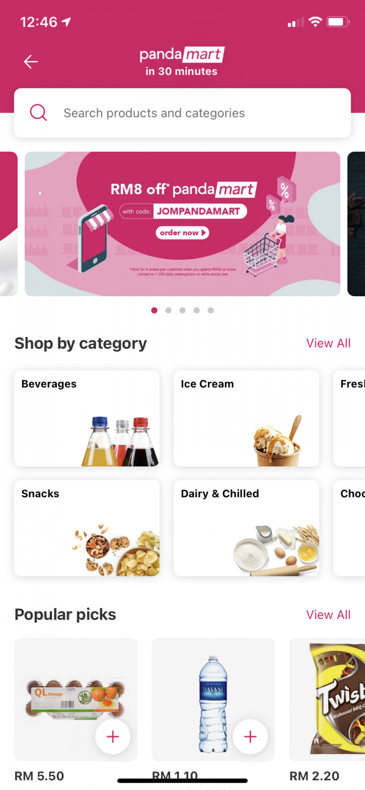 Foodpanda launches Pandamart, free delivery for the first four months - SoyaCincau