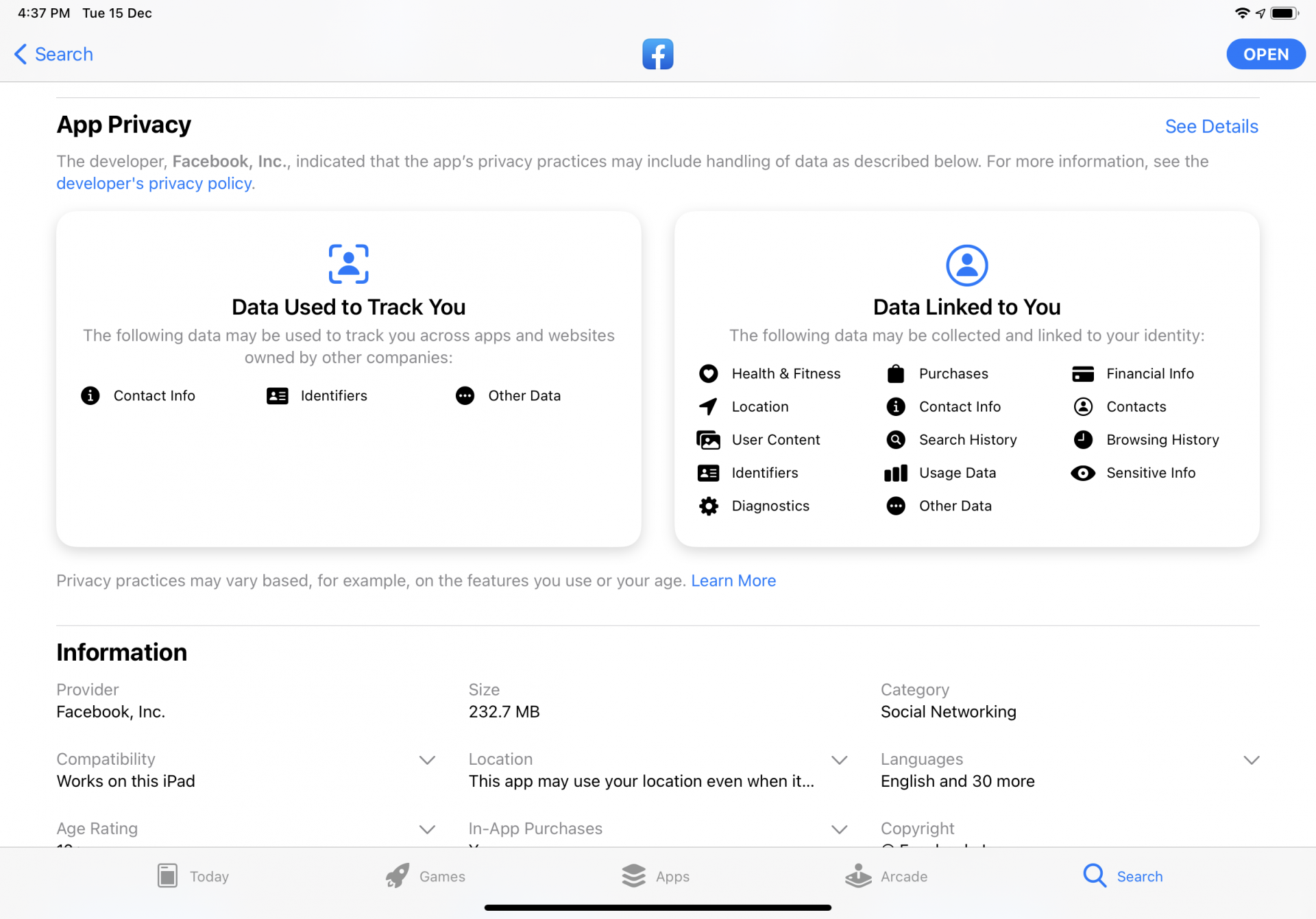 iOS 14.3: Apple now reveals how iOS apps are using your data - SoyaCincau
