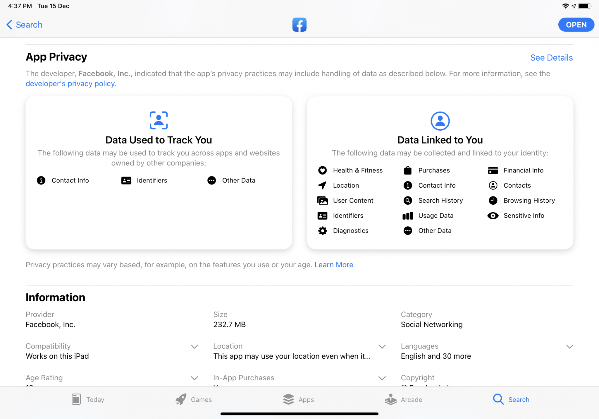iOS 14.3: Apple now reveals how iOS apps are using your data - SoyaCincau