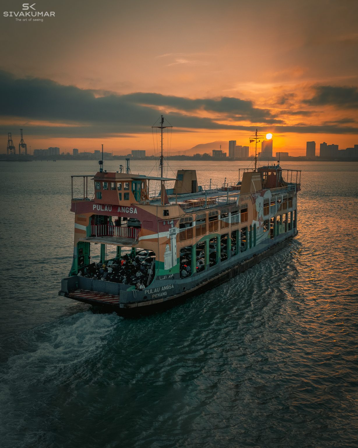 Drone pilot perfectly captures Penang's iconic 126-year-old ferry ...