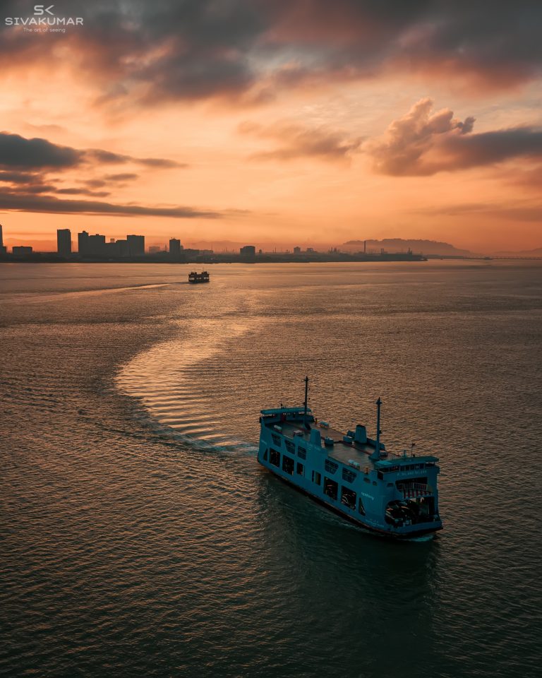 Drone pilot perfectly captures Penang's iconic 126-year-old ferry ...