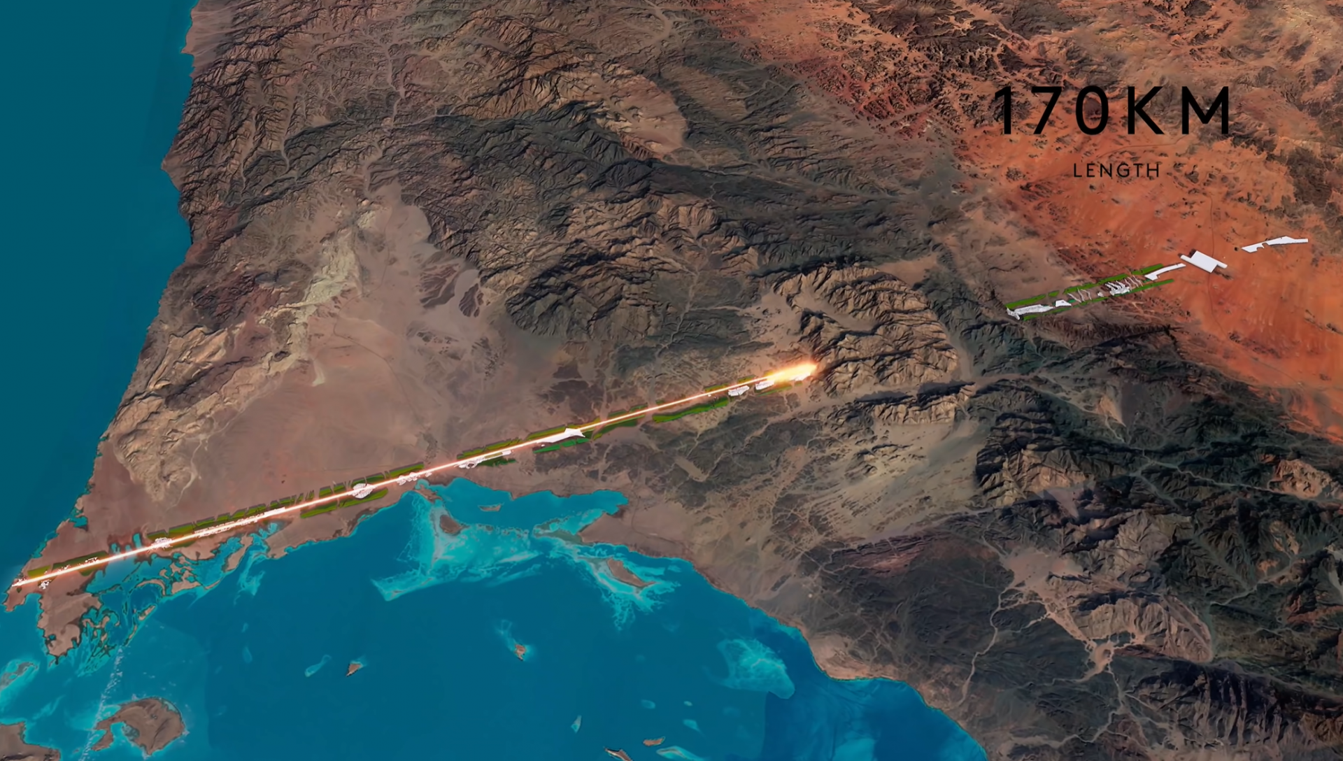 Saudi Arabia plans to build The Line, a 170km city that has major Black ...