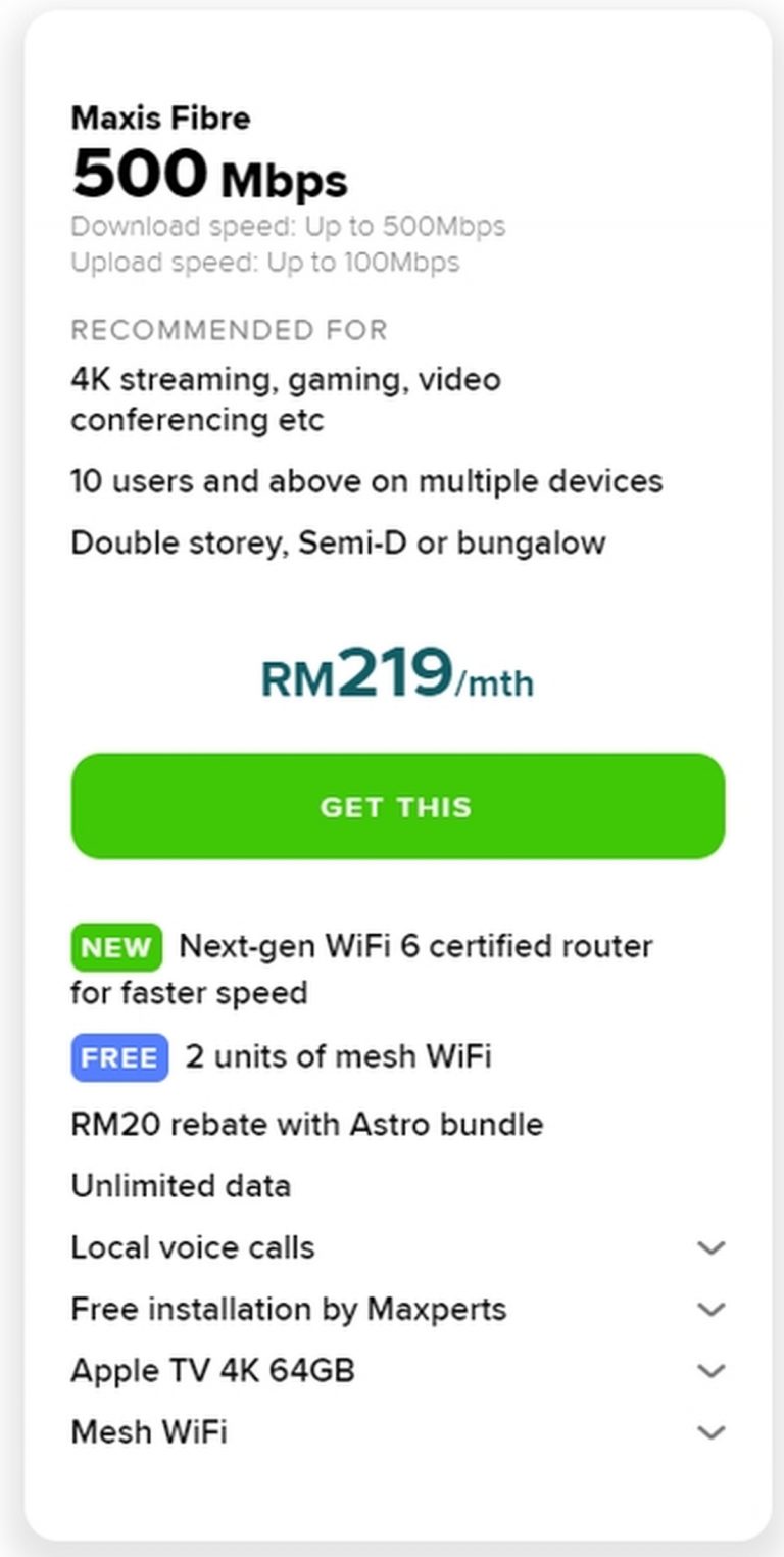 Maxis now offers mesh-ready WiFi 6 routers for free with 100Mbps plans ...