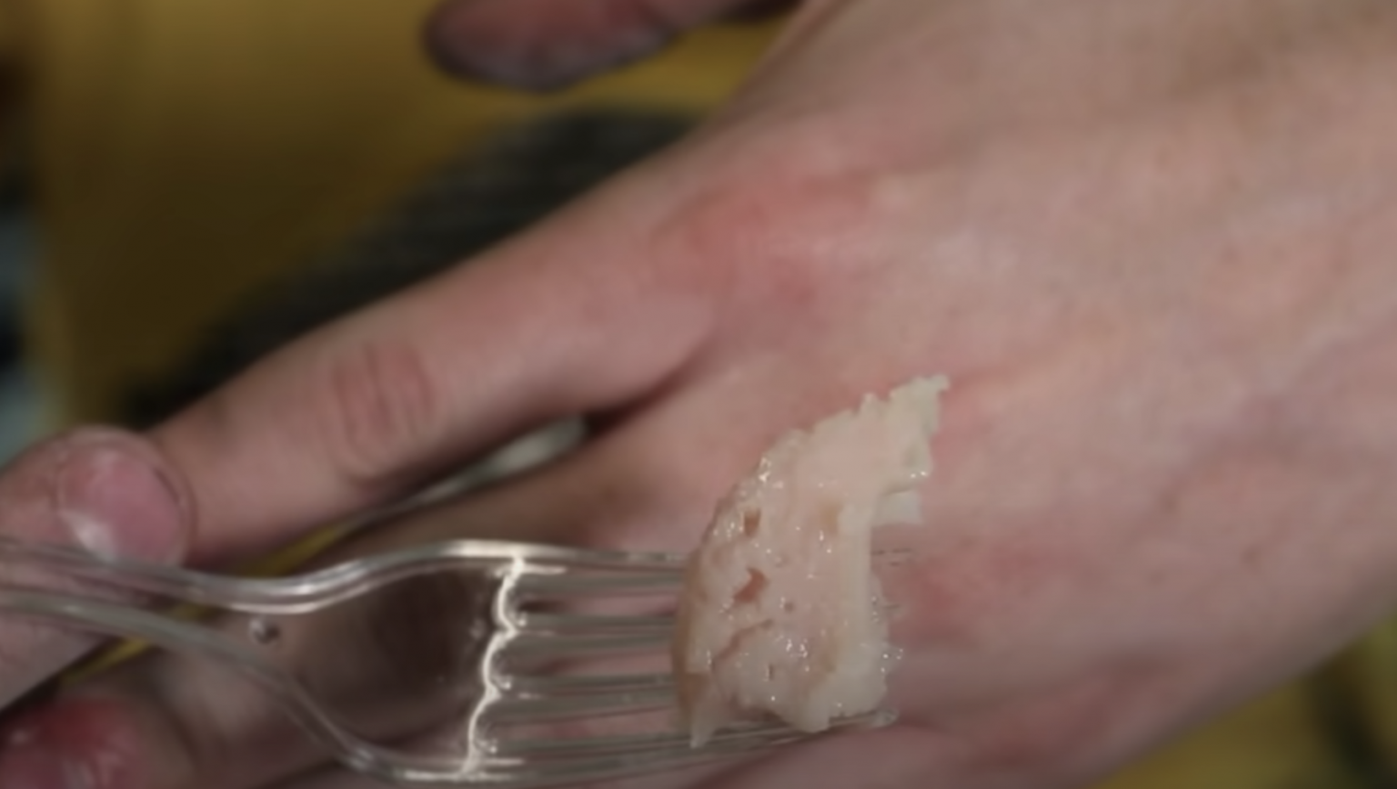 This YouTuber invented an actual meat-slapper. But this one can cook ...