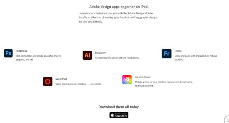 Adobe Design Mobile Bundle: Save up to 50% on Adobe's iPad apps under ...