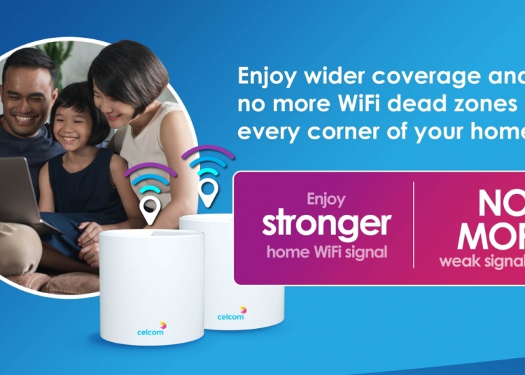 Celcom Max offers Mesh WiFi 6 router when you combine Home Fibre and ...