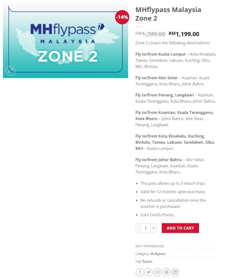 MHFlyPass: Malaysia Airlines offer 6 one-way trips with check-in ...