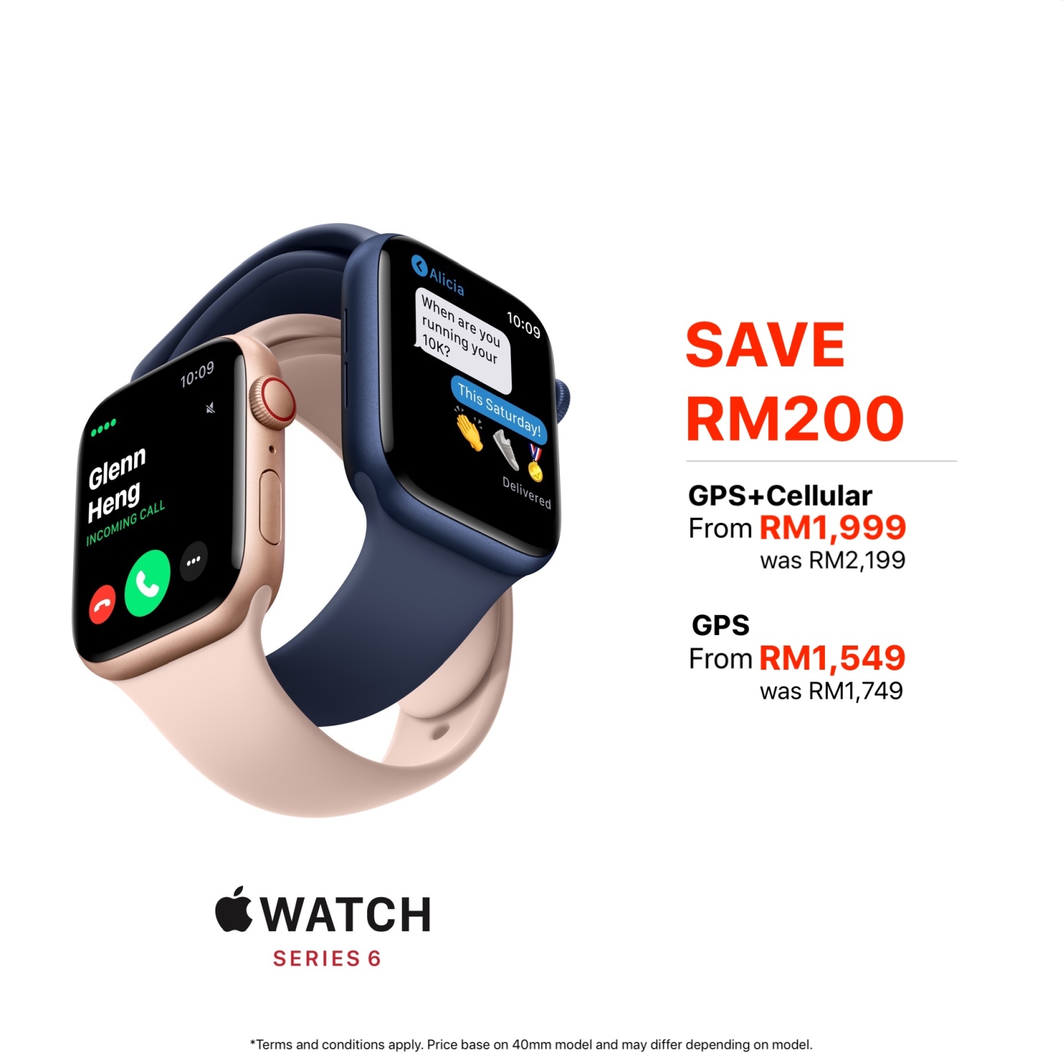 Deal: Apple Watch Series 6 now offered with RM200 discount - SoyaCincau