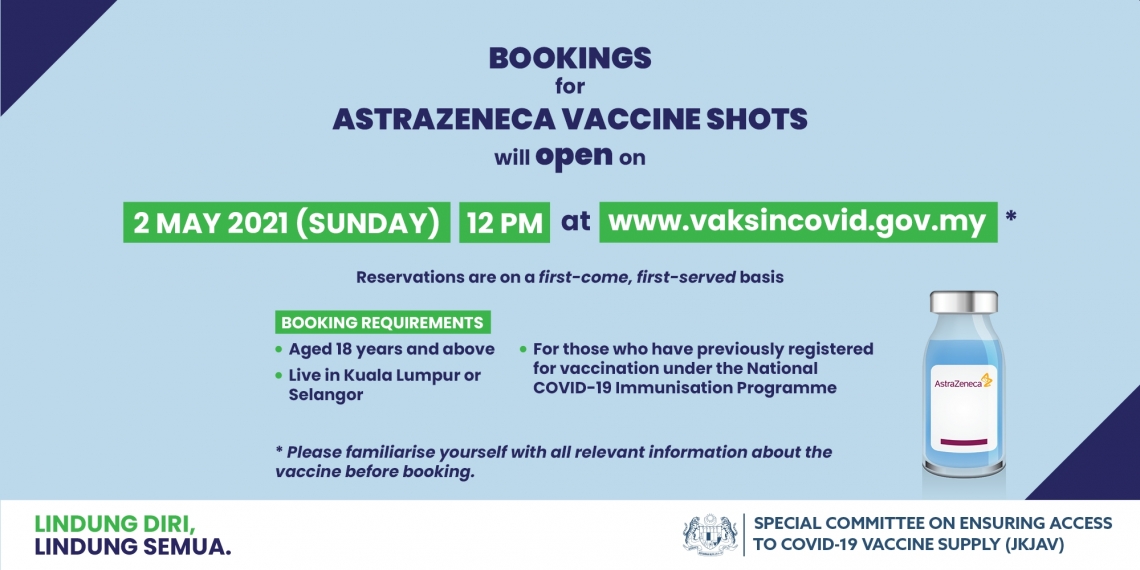 AstraZeneca Vaccination: Here are the available appointment slots and ...