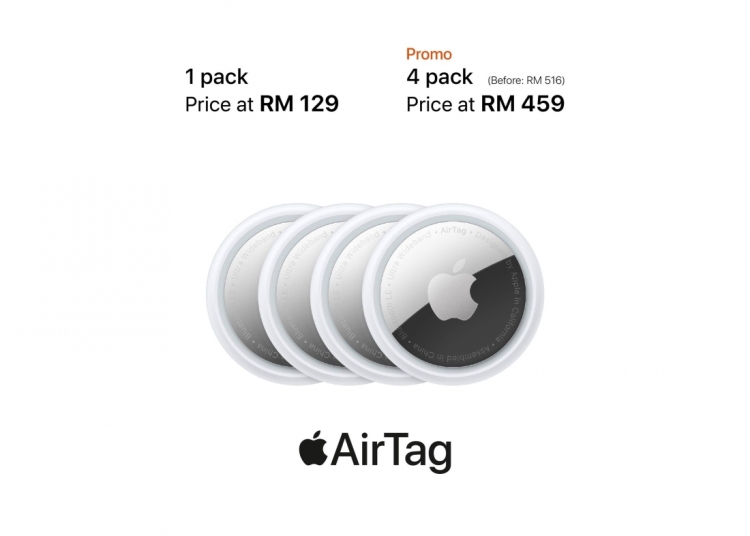 Apple AirTag single and 4-packs now available for purchase in Malaysia ...