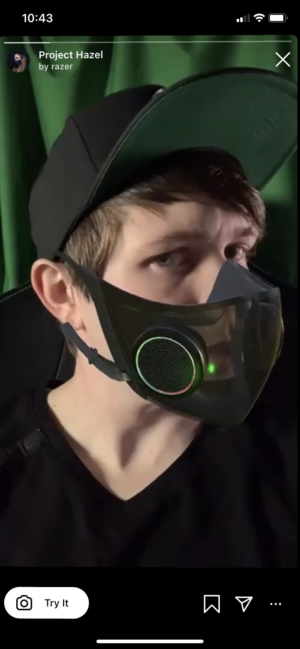 Razer will be selling their Project Hazel mask later this year - SoyaCincau