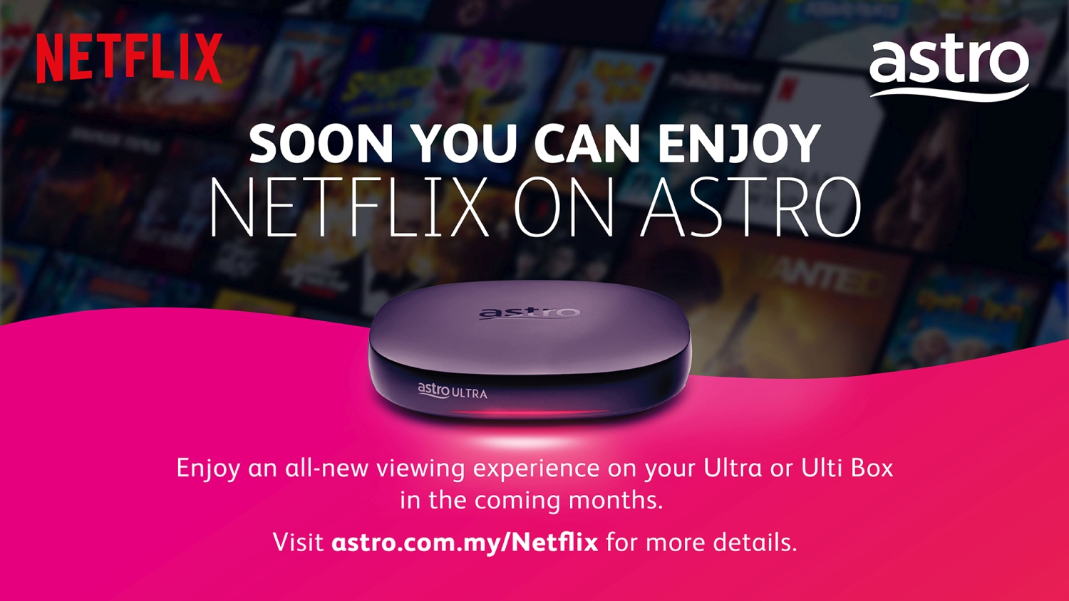Astro is offering Netflix with its subscription package, stream ...