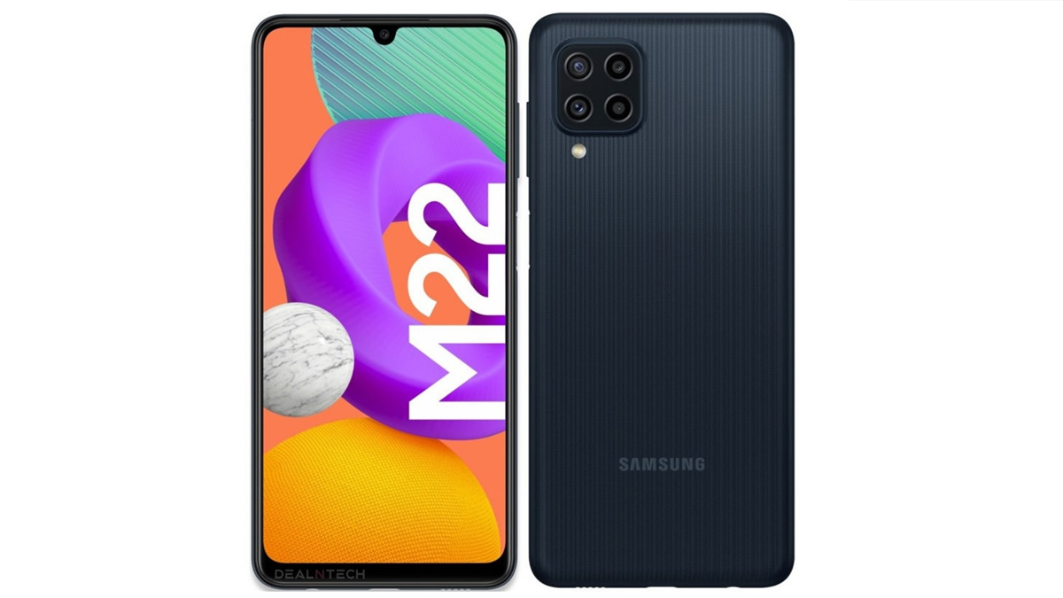 Samsung Galaxy M22 renders leaked online, looks like a rebranded Galaxy ...