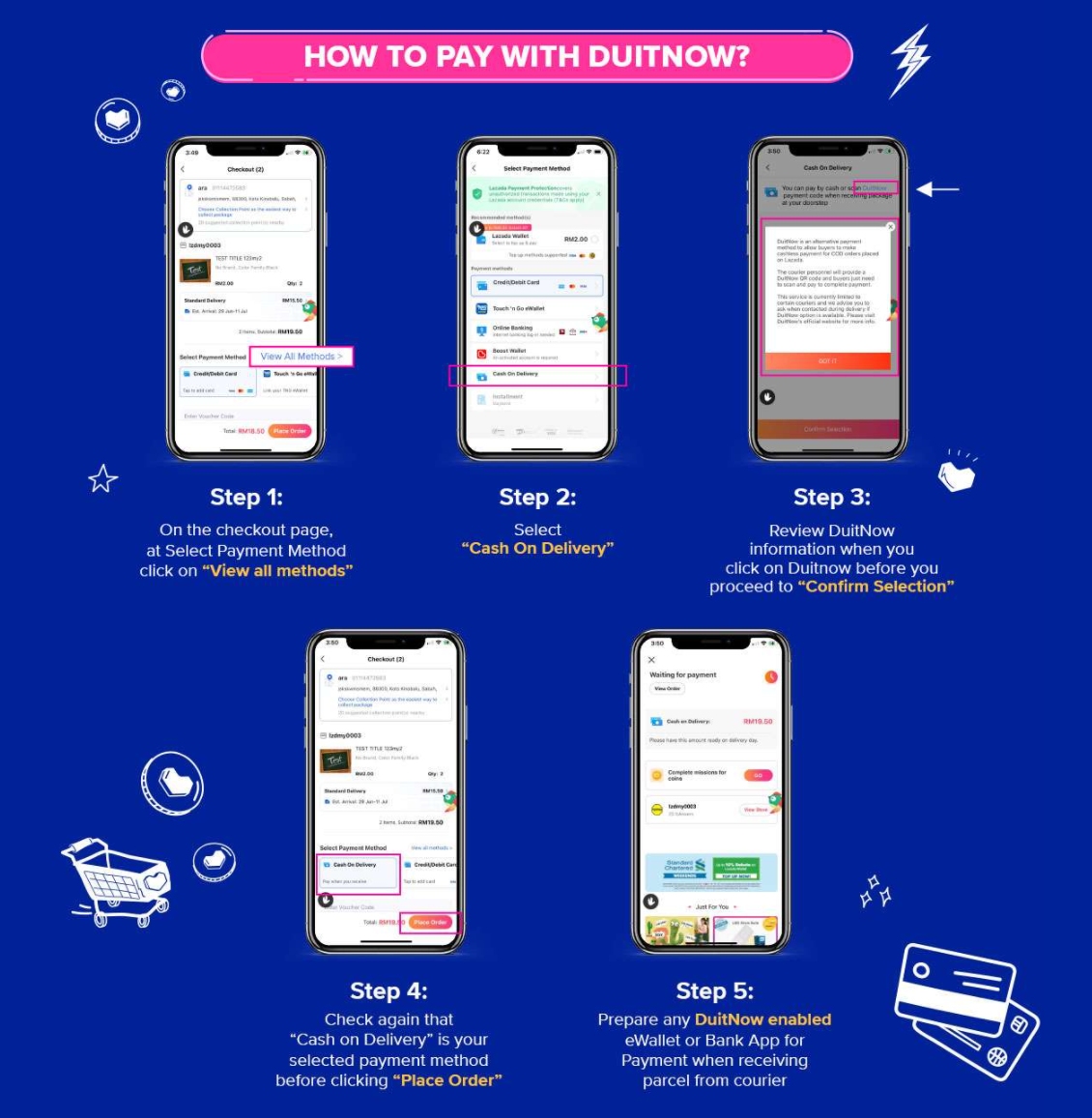 Lazada now offers cashless payment on delivery with DuitNow QR - SoyaCincau