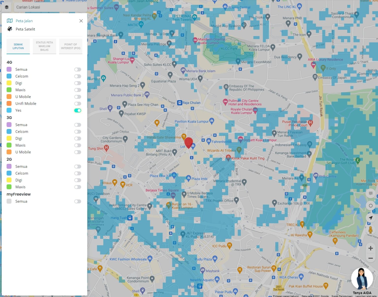 [UPDATE] JENDELA Map looks like a copy of Opensignal map and it went ...