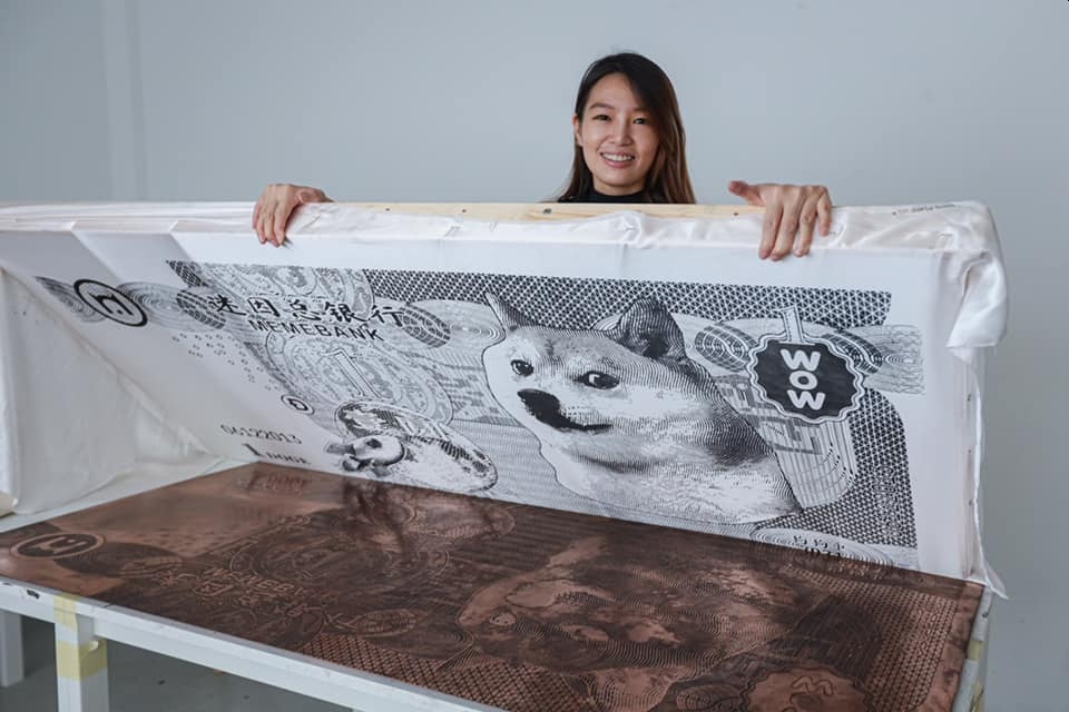 Red Hong Yi's first NFT "Doge to the Moon" sold for over RM325,000 ...