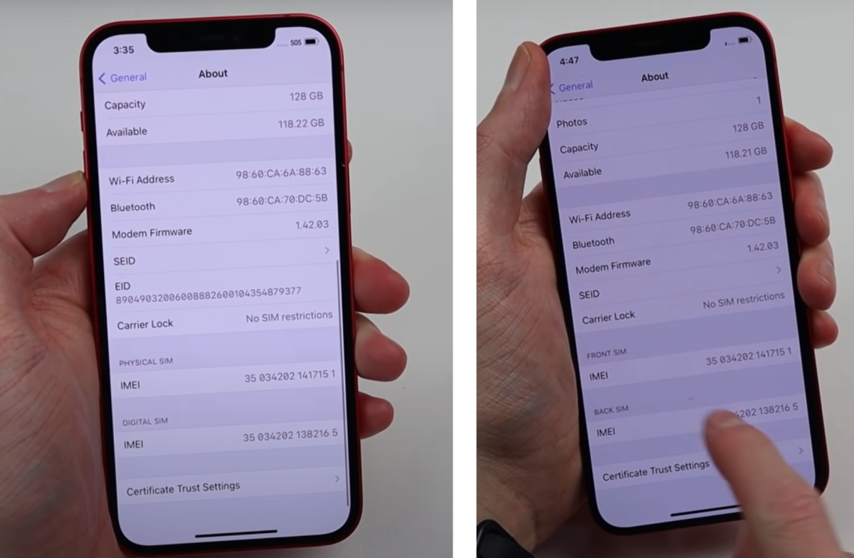 This is probably the only iPhone 12 that supports both 5G mmWave and ...