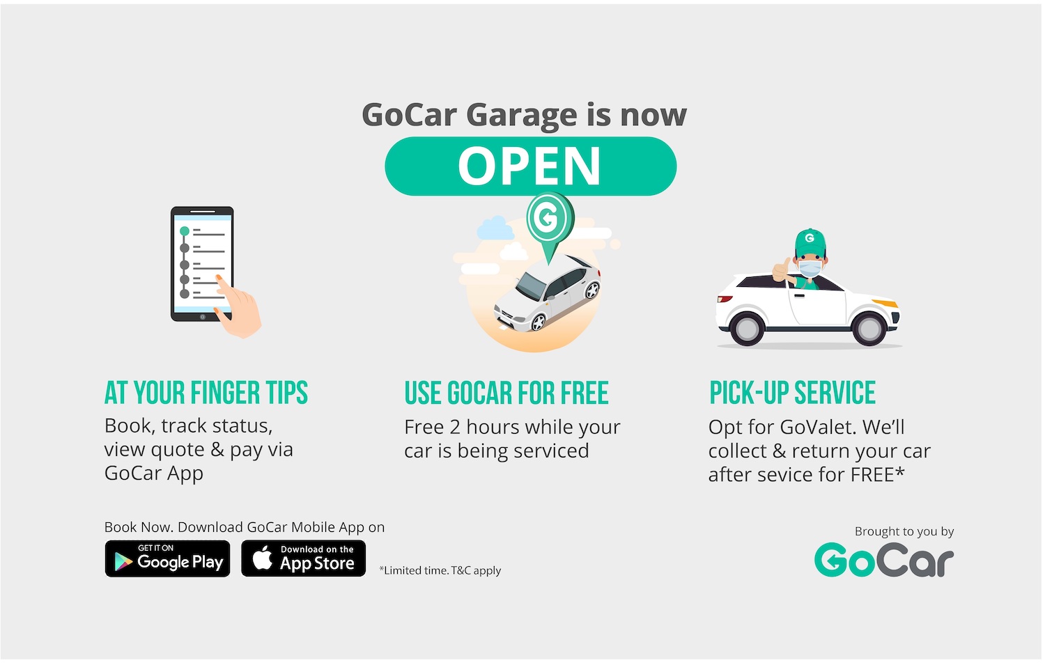 GoCar Garage lets you book a car service appointment with pick up and ...