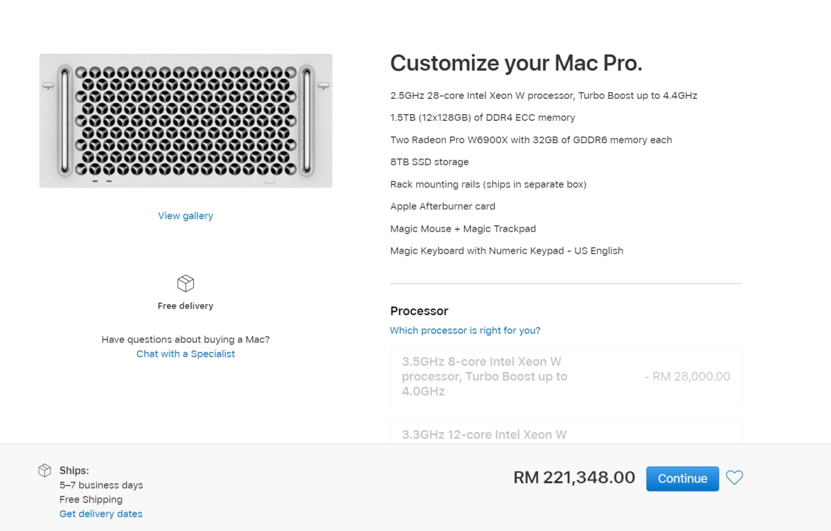 Apple Mac Pro gets updated with new Radeon Pro W6000 series GPUs ...