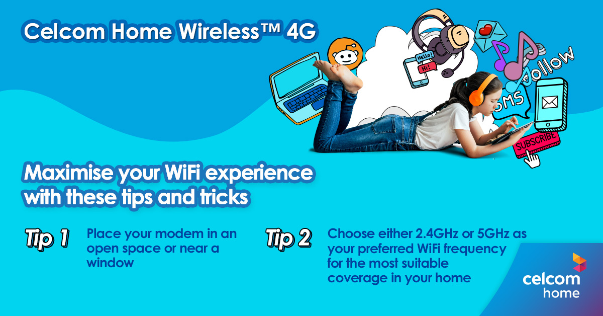 No more messy cables, just plug and play with Celcom Home Wireless™ for ...