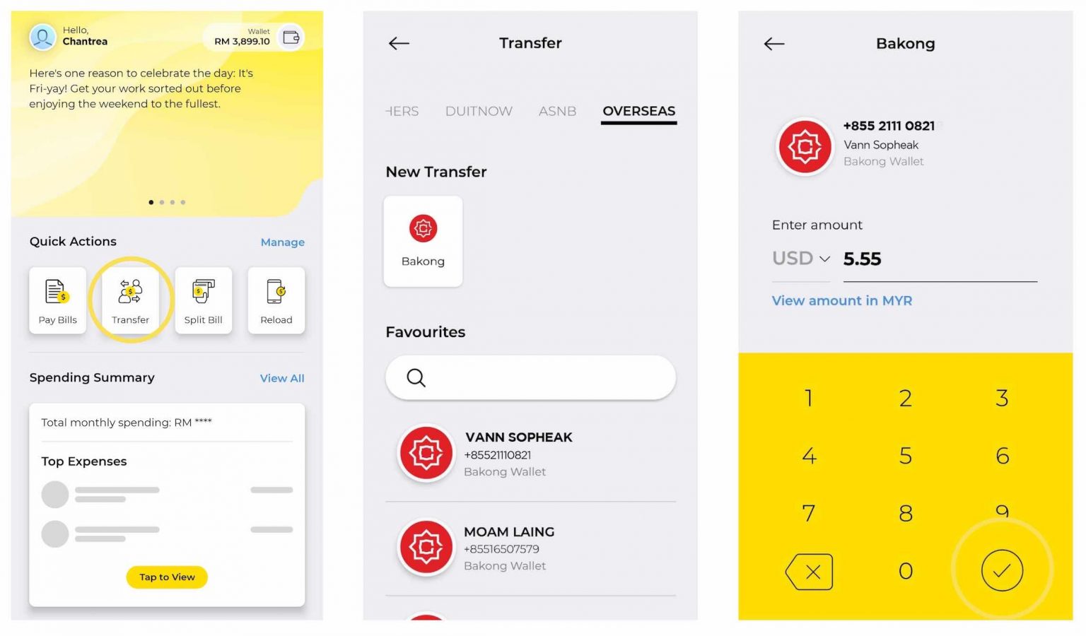 Maybank MAE users can now transfer funds instantly to Cambodia's Bakong eWallet accounts ...
