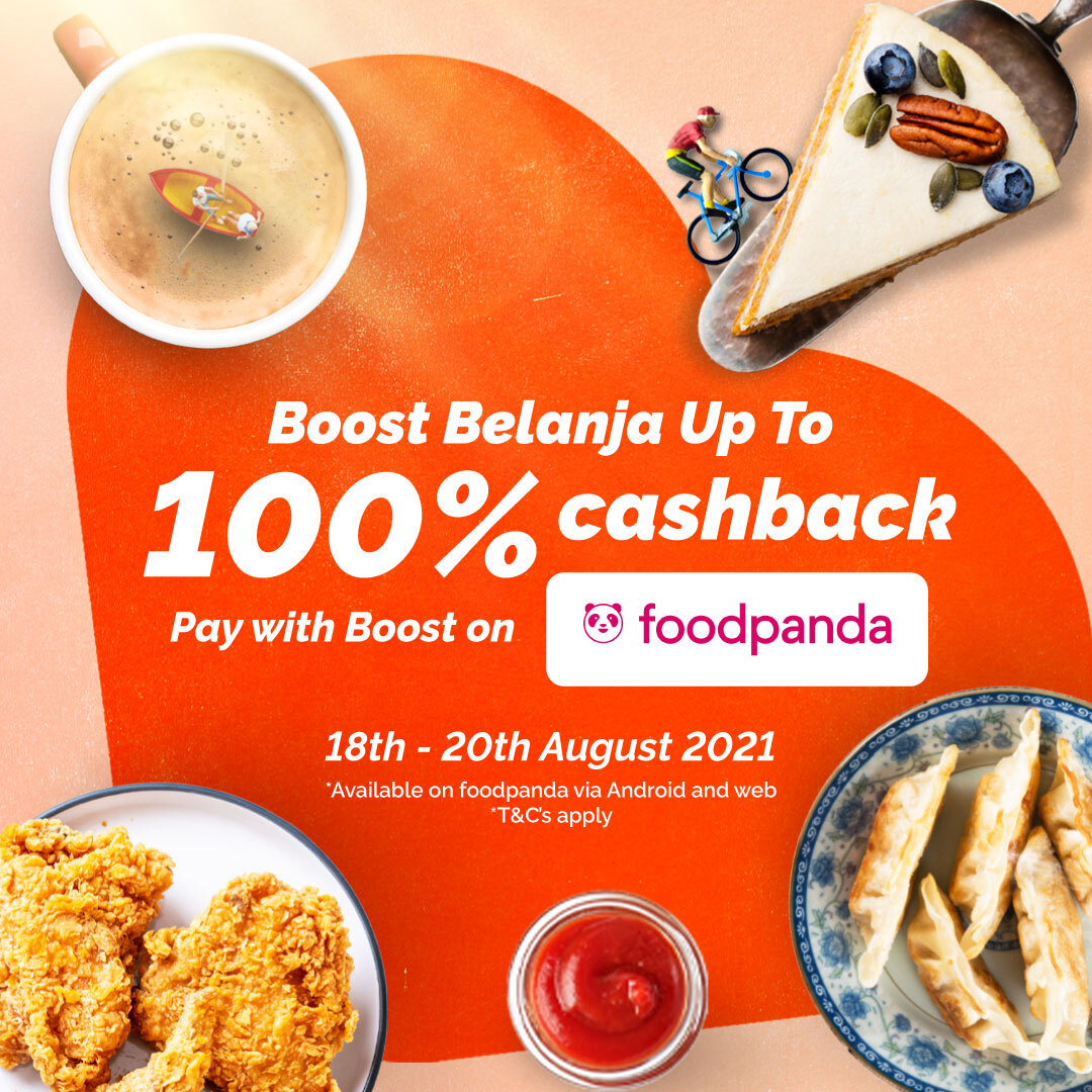 Boost will pay for your Foodpanda meal, capped at RM20 - SoyaCincau
