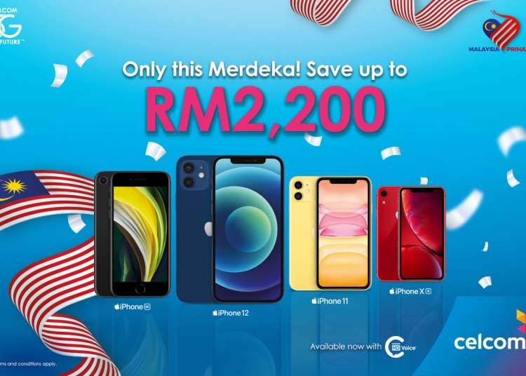 Get up to RM2,200 off your next iPhone when you sign up with Celcom ...