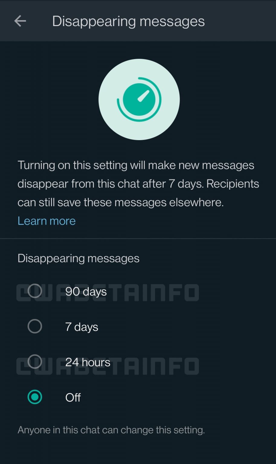 WhatsApp is testing messages that automatically disappear after 90 days ...