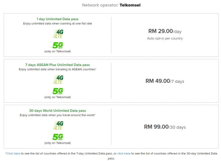 Maxis and Hotlink offers 5G roaming in Singapore, Thailand and Indonesia