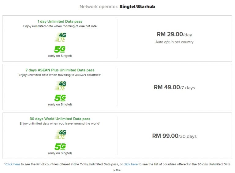 Maxis and Hotlink offers 5G roaming in Singapore, Thailand and Indonesia