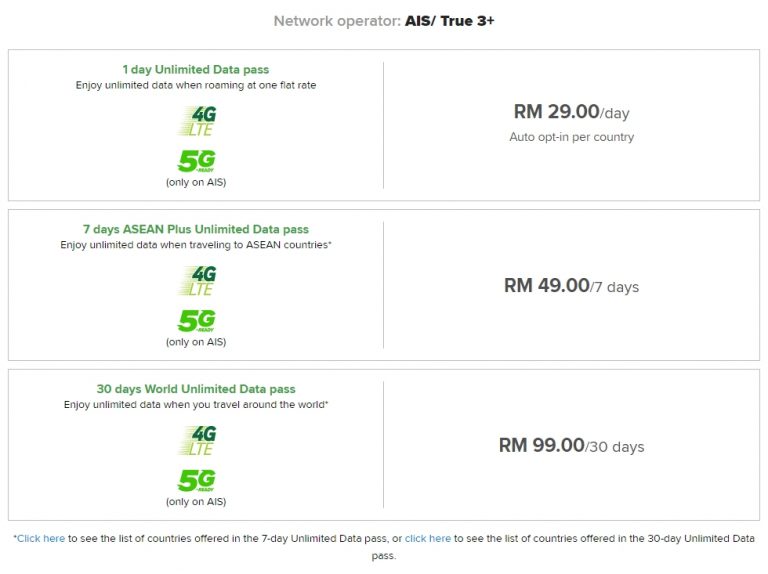 Maxis and Hotlink offers 5G roaming in Singapore, Thailand and Indonesia