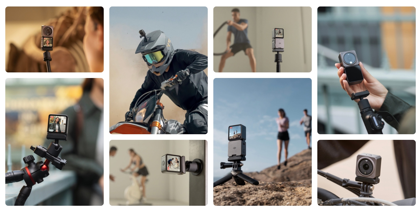 DJI Action 2: You can mount this tiny magnetic 4K action camera almost ...